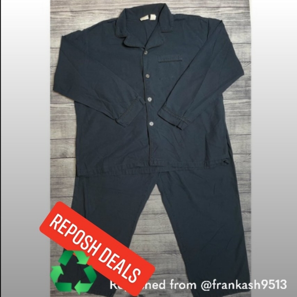 L.L. Bean | Other | Ll Bean Mens Long Sleeve Pajama Sleep Set 0 Cotton ...